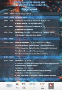 Digital Marketing Trends 2024 à la Cité des Sciences à Tunis : programme de la journée